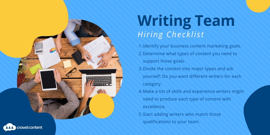 Who's on Your Business Content Writing Team and How Do You Manage Them ...