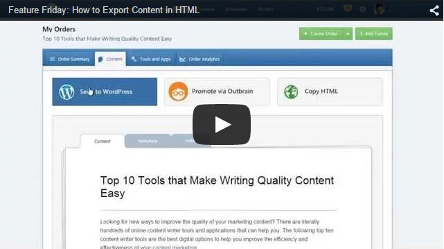 How to Export Content in HTML - Content Creation Advice